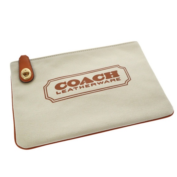 Coach | Accessories | Coach 89367 Turnlock Pouch 26 With Coach Badge ...